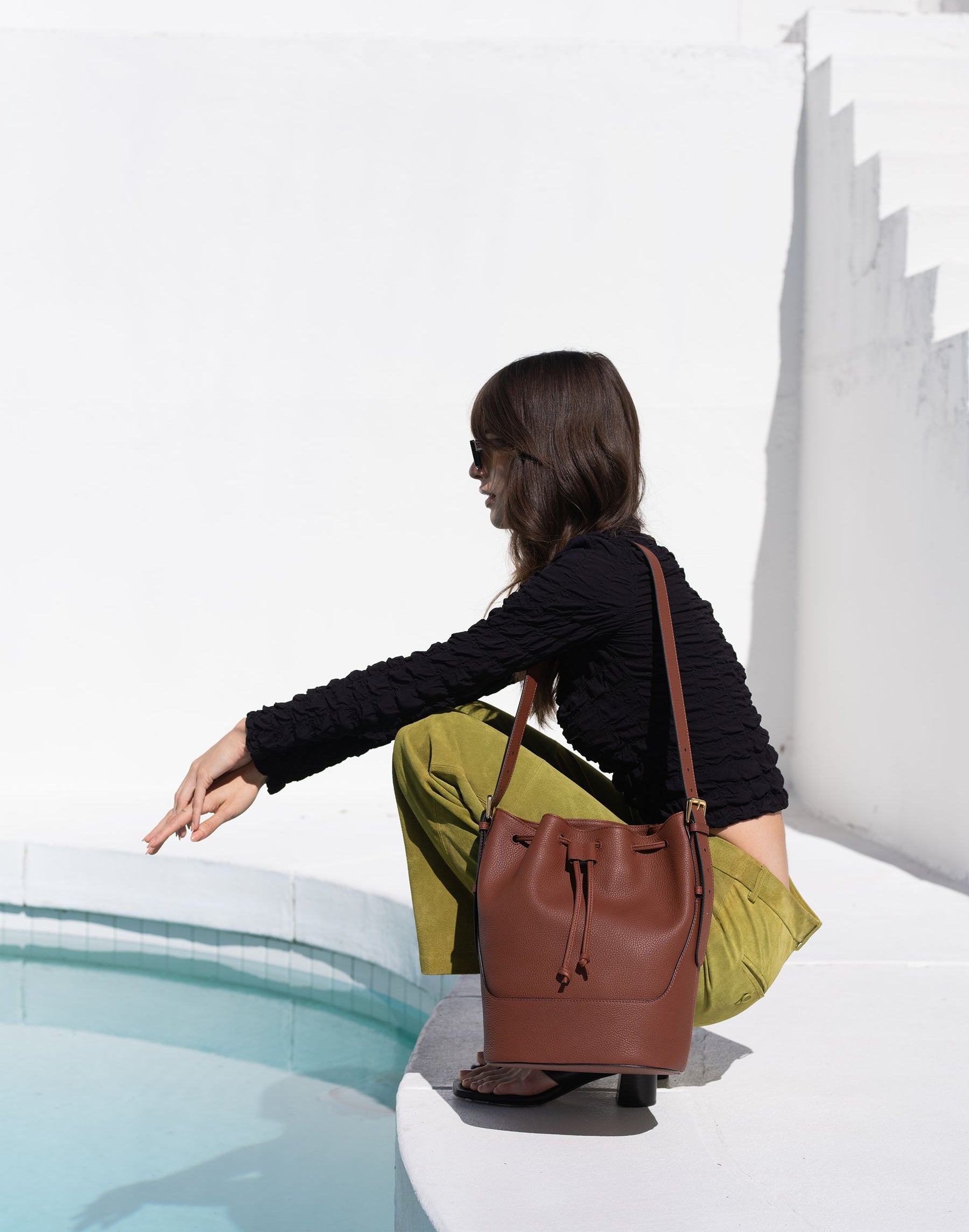 Luxe Cinch Bucket Bag Luxe Cinch Bucket Bag | Hyer Goods